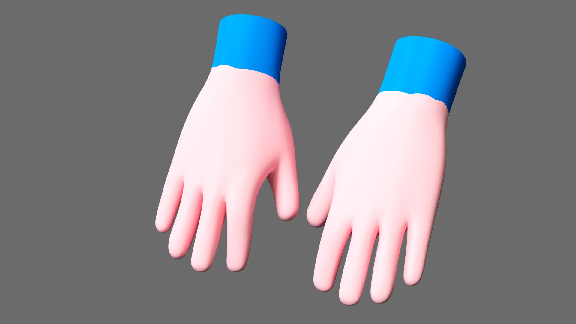 Cartoon Hands 3D Model - TurboSquid 2044419