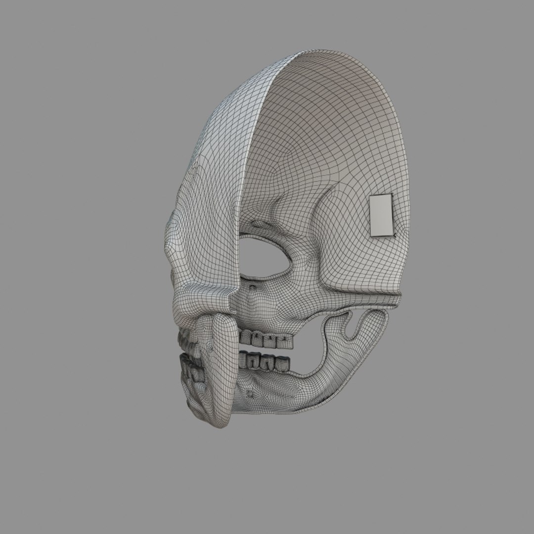 3D James Bond Spectre Mask Model - TurboSquid 1261814
