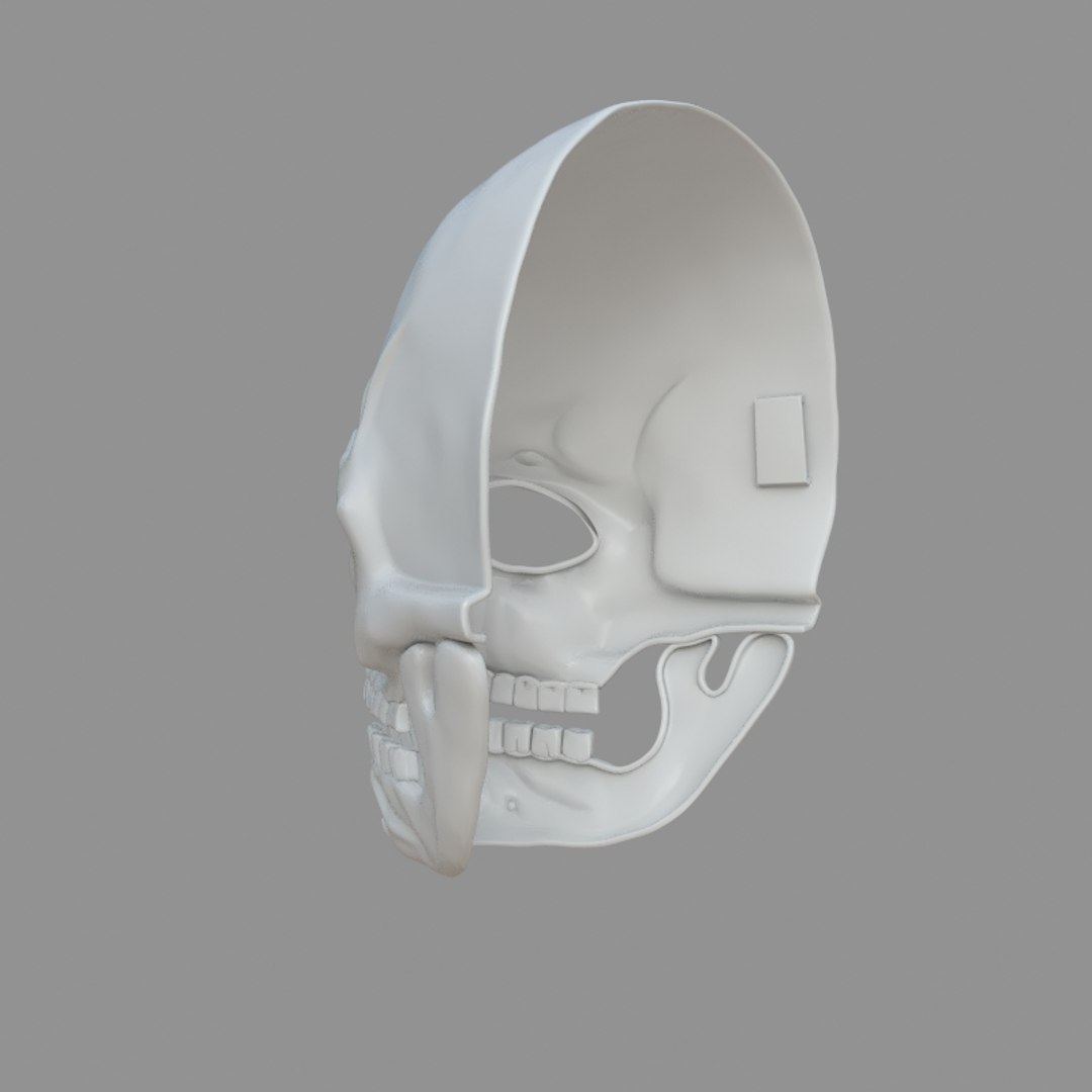 3D James Bond Spectre Mask Model - TurboSquid 1261814