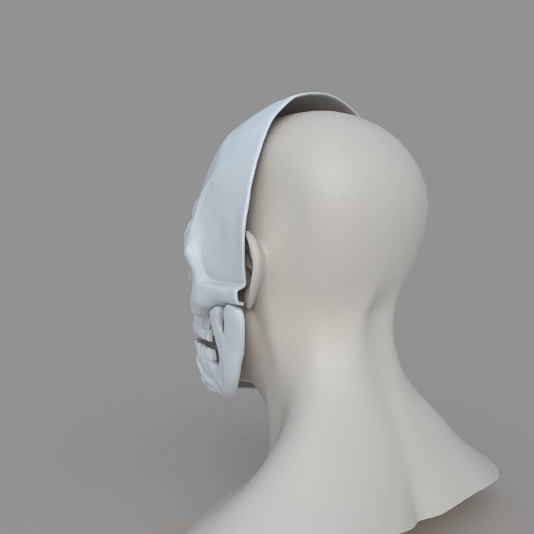 3D James Bond Spectre Mask Model - TurboSquid 1261814