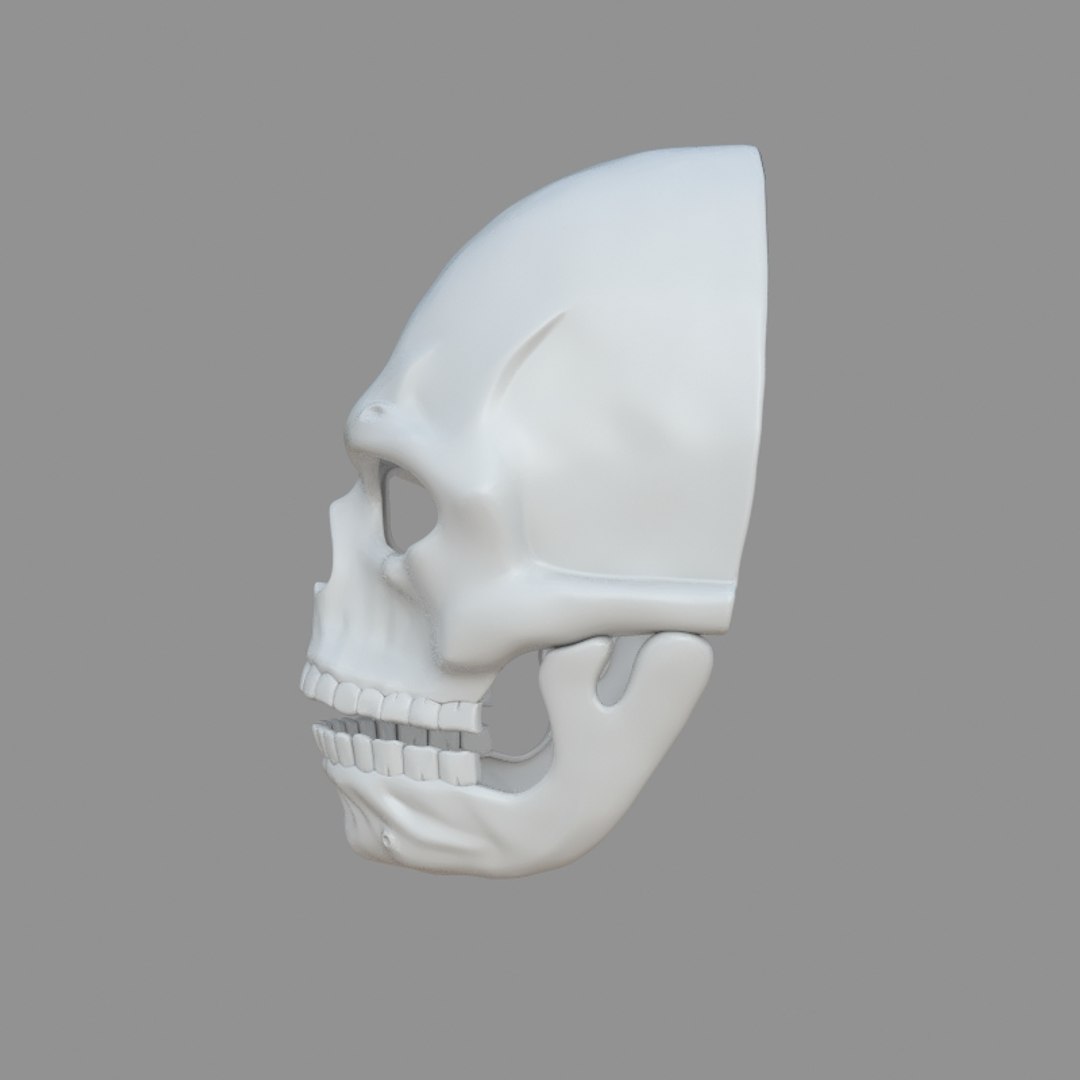 3D James Bond Spectre Mask Model - TurboSquid 1261814