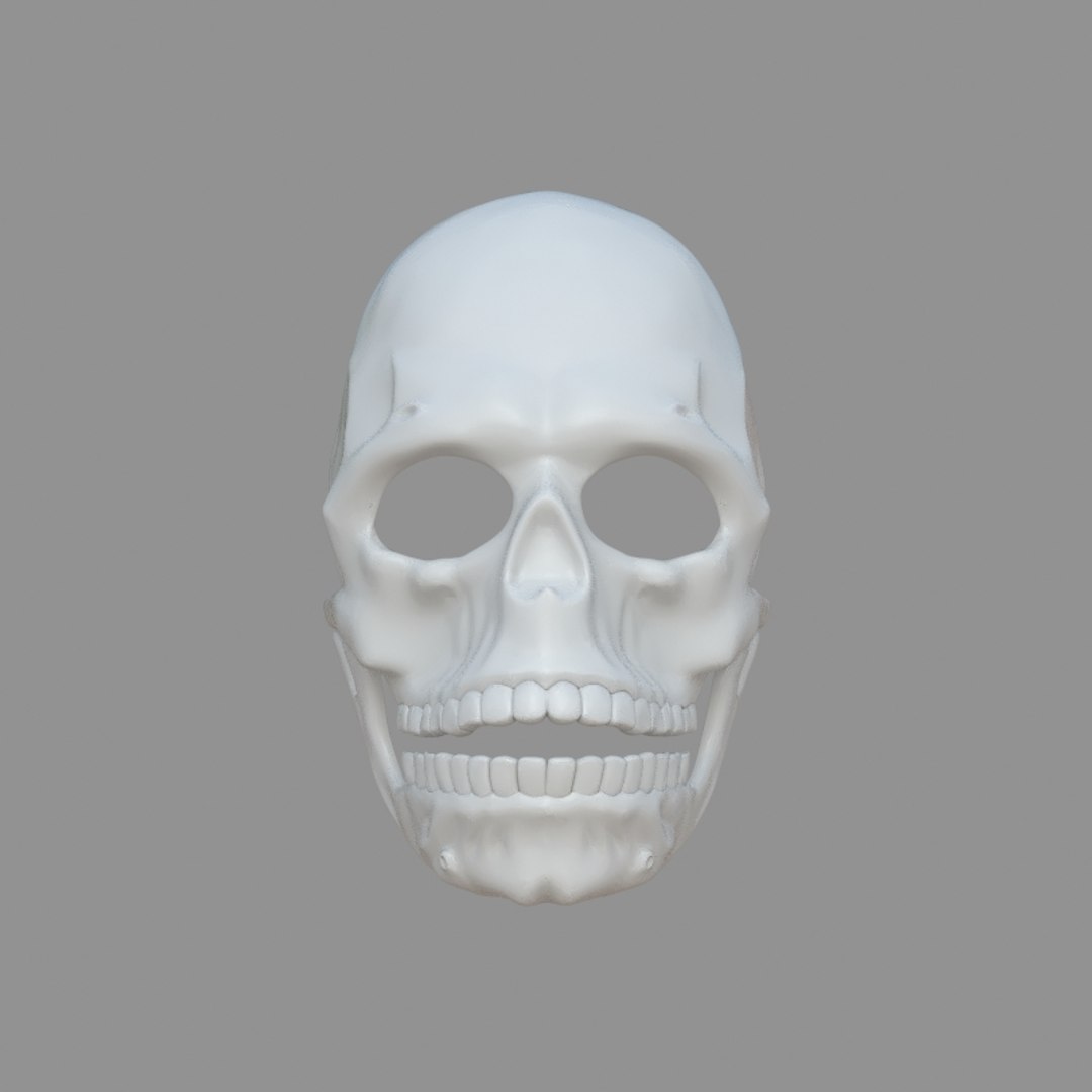 3D James Bond Spectre Mask Model - TurboSquid 1261814