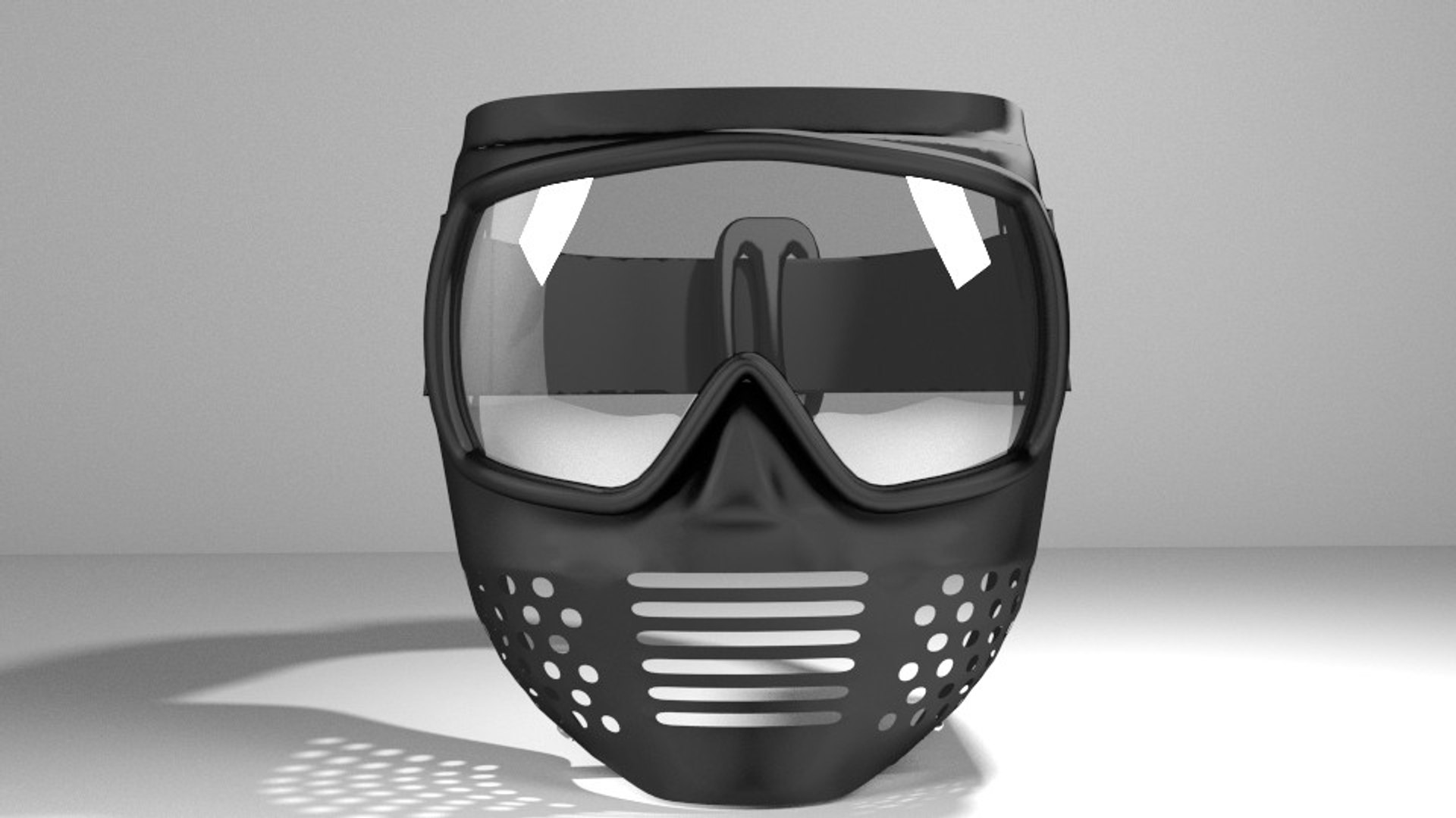Paintball Mask 3d 3ds