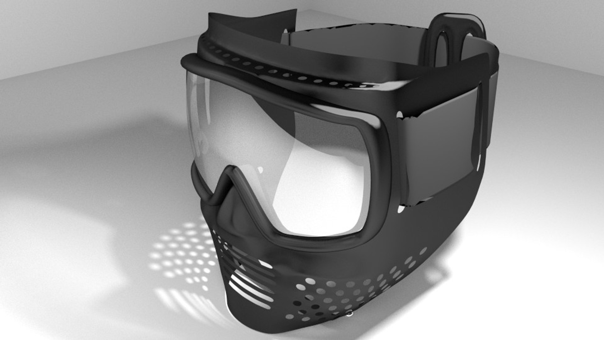 Paintball Mask 3d 3ds