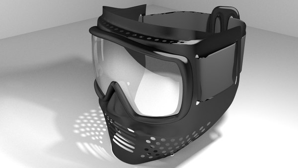 paintball mask 3d 3ds