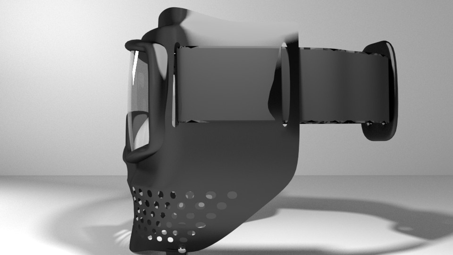 Paintball Mask 3d 3ds