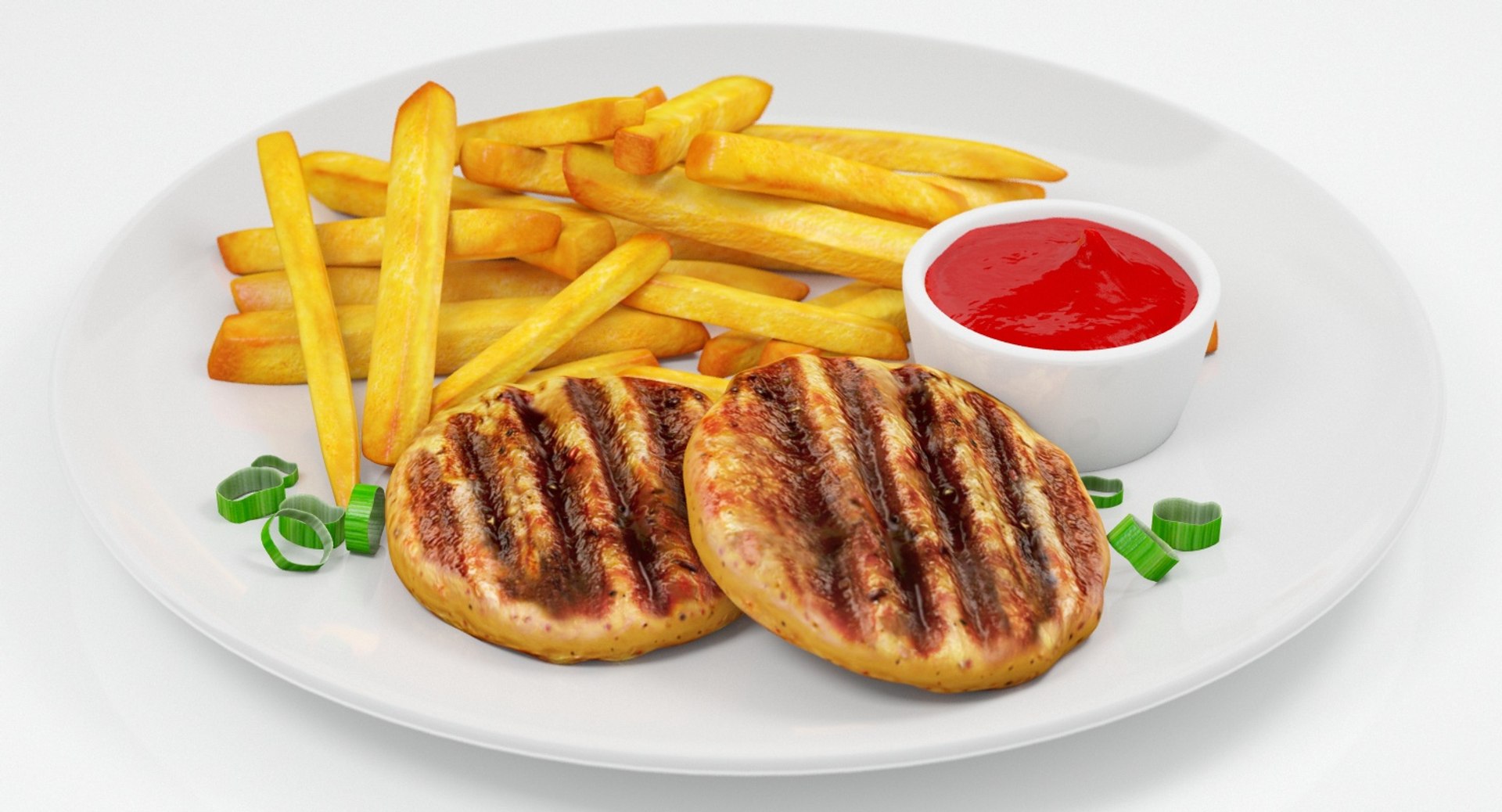 3ds Max Tasty Food