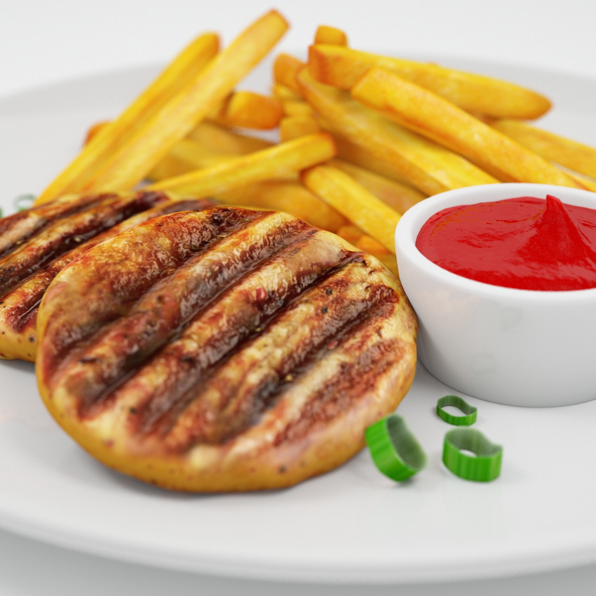 3ds max tasty food