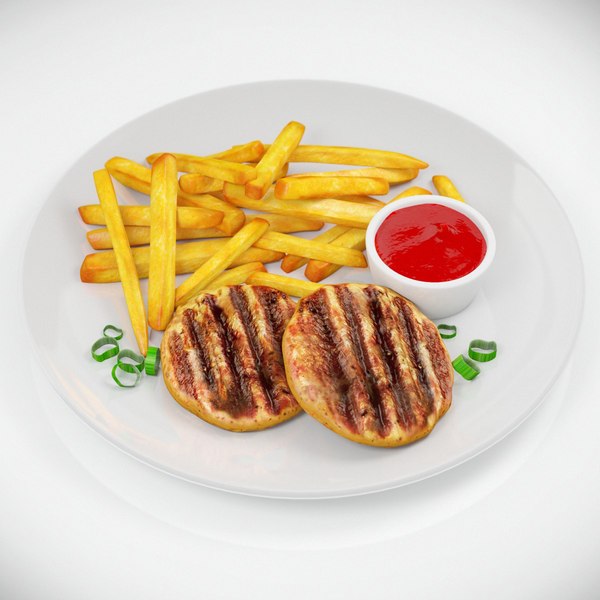 3ds max tasty food