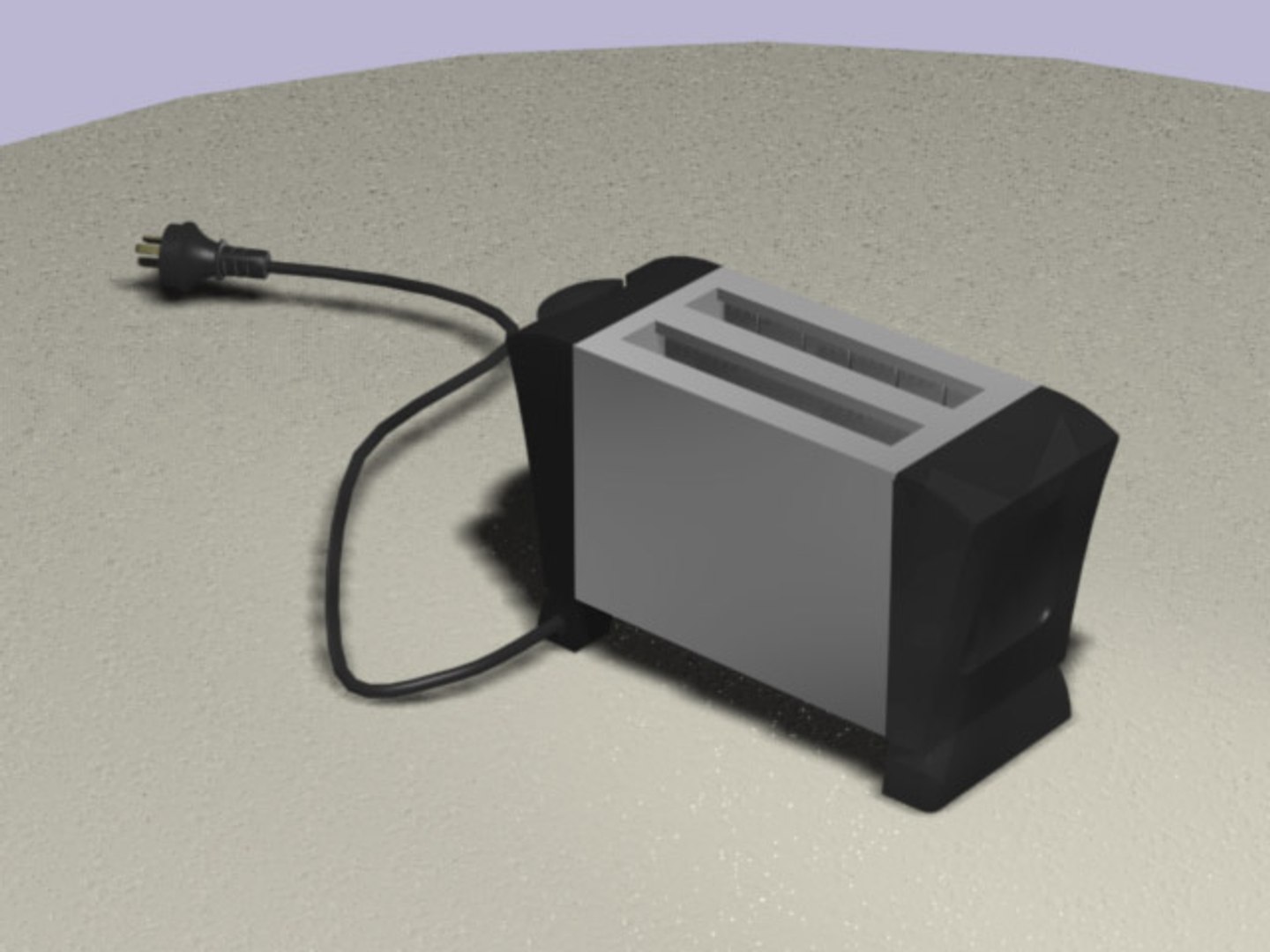 3d model of toaster kitchen