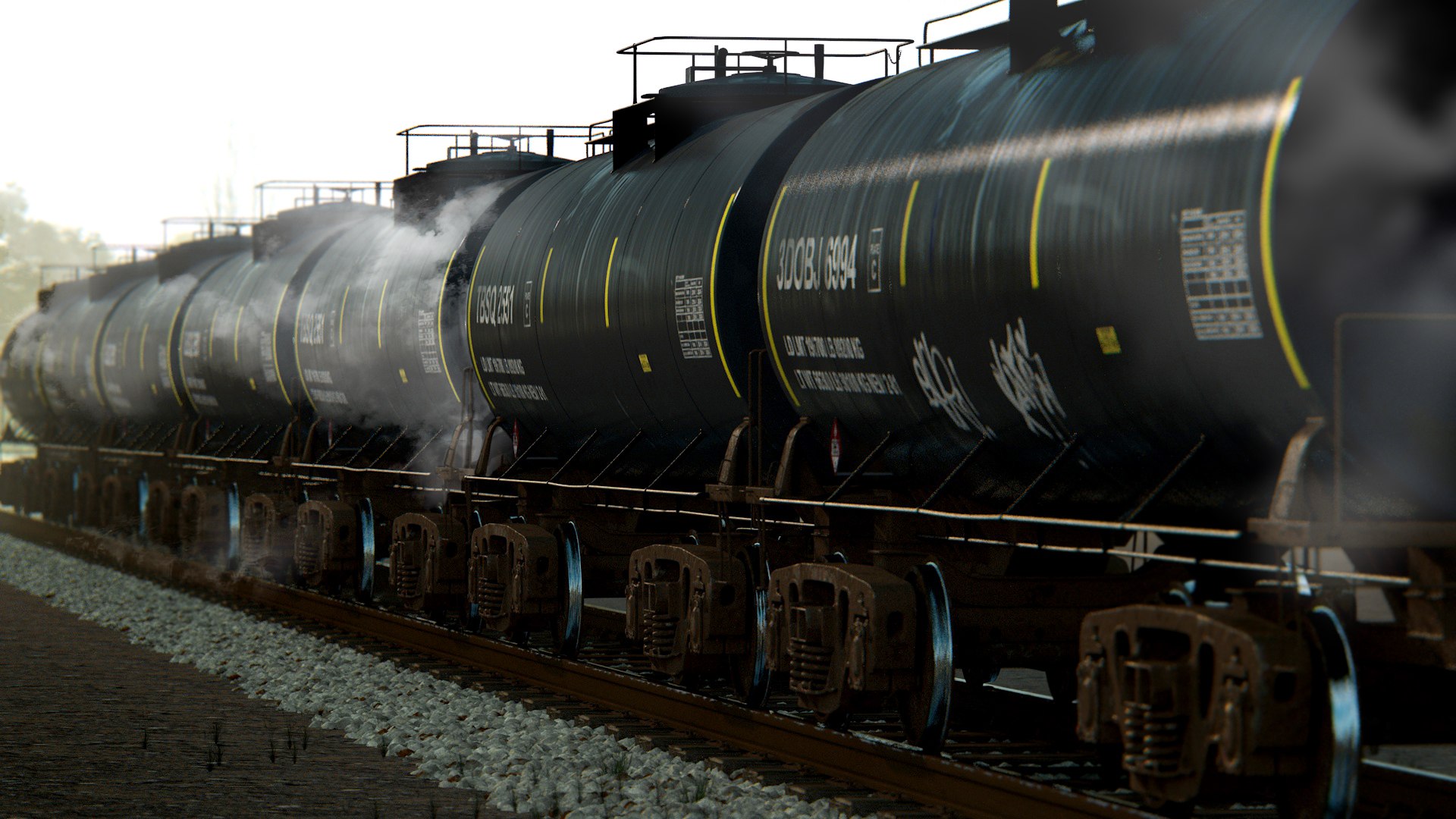 3D Tank Cars Dot-111 Model - TurboSquid 1255416