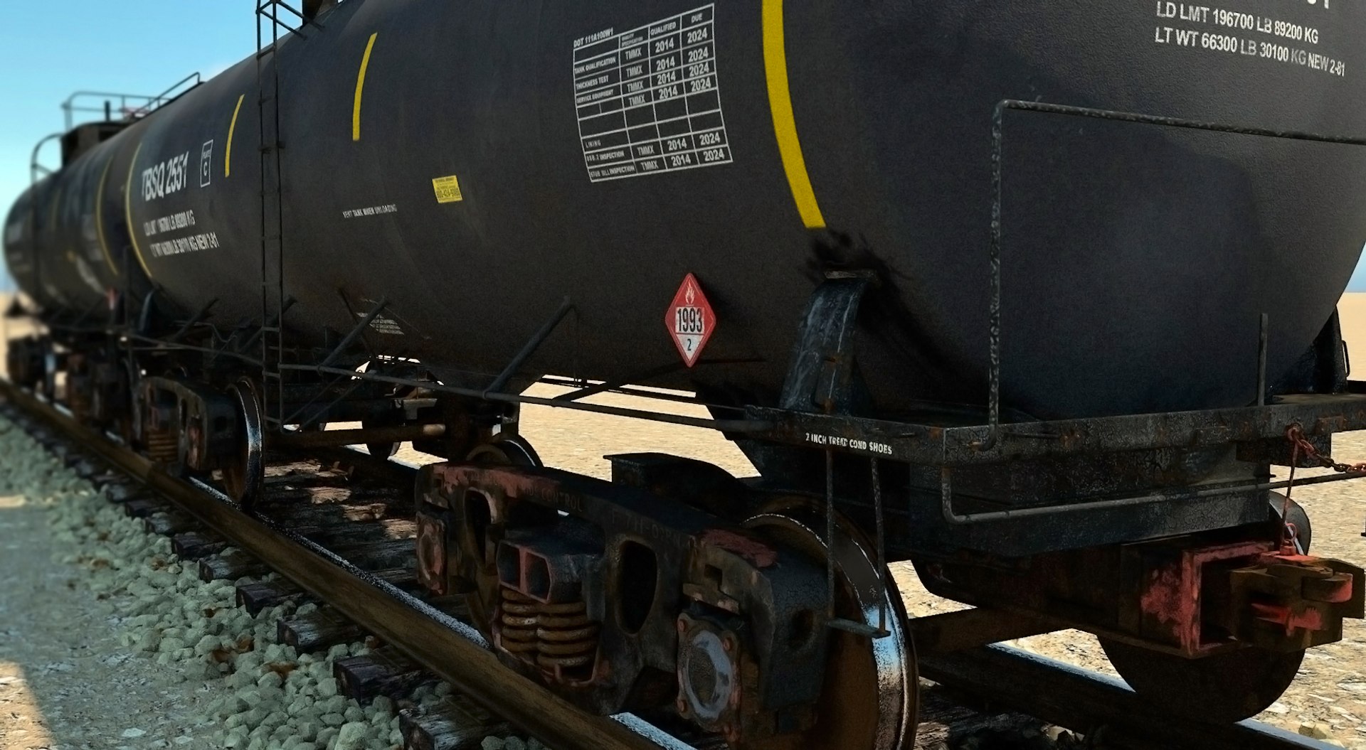 3D Tank Cars Dot-111 Model - TurboSquid 1255416