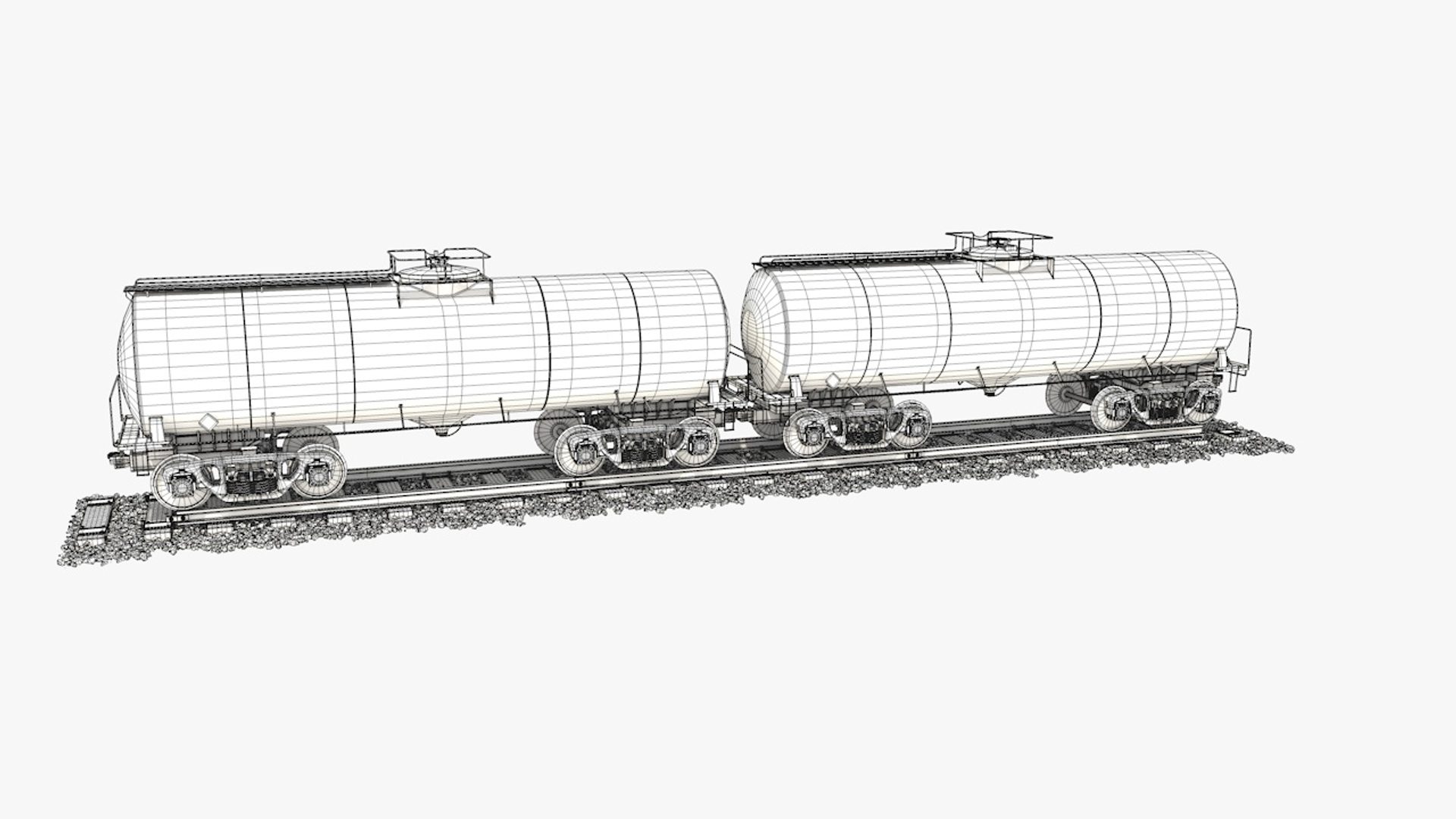 3D tank cars dot-111 model - TurboSquid 1255416