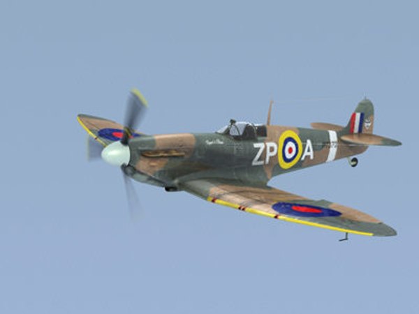 second fighter 3d model