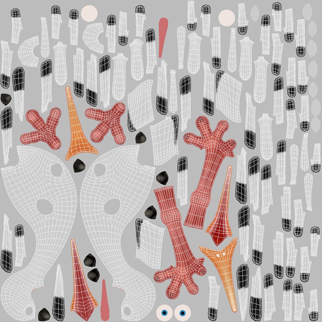 Cartoon Stork Talk Pose 3D Model - TurboSquid 2088907