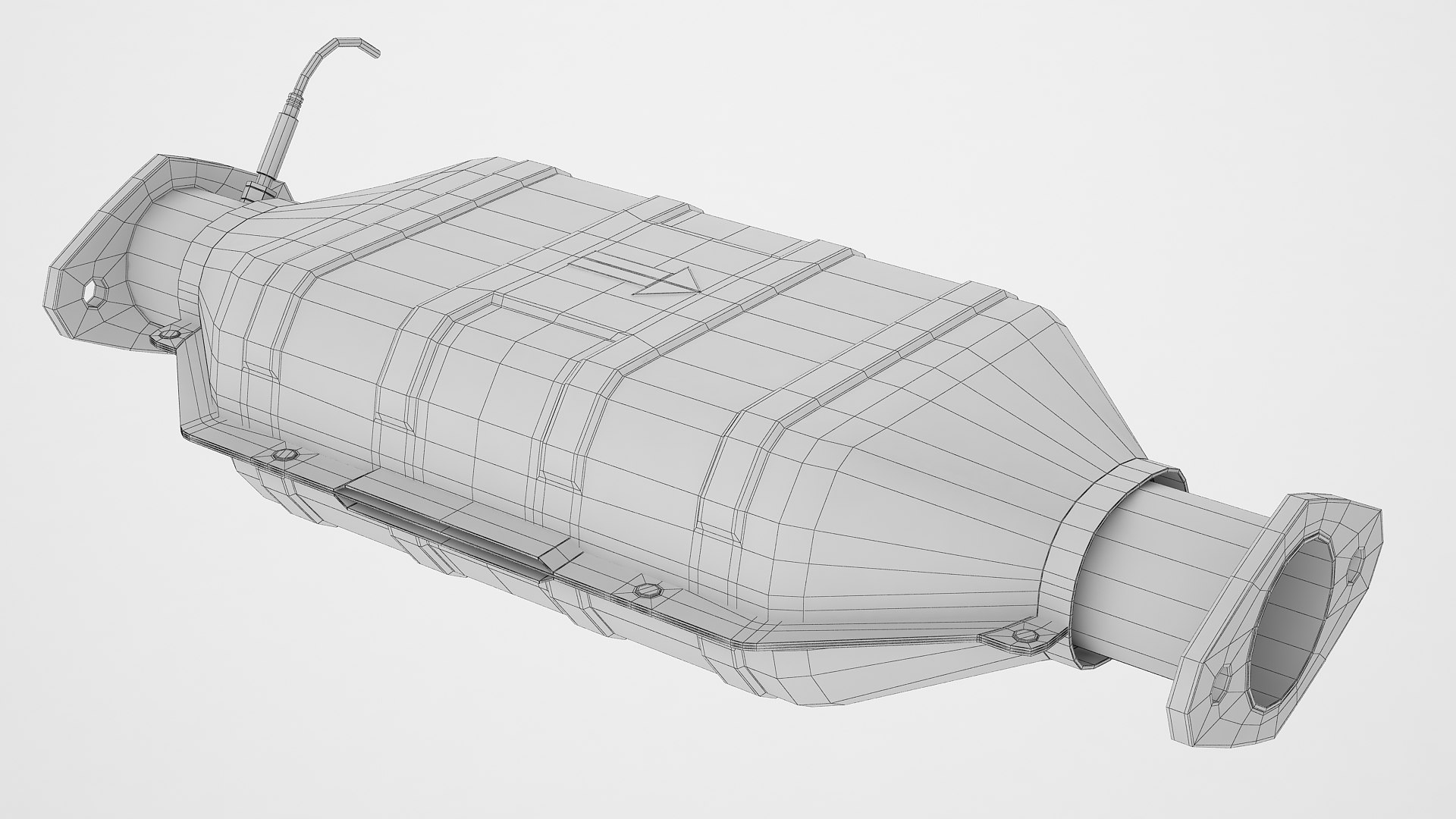 Catalytic Converter 02 3D model - TurboSquid 1790423