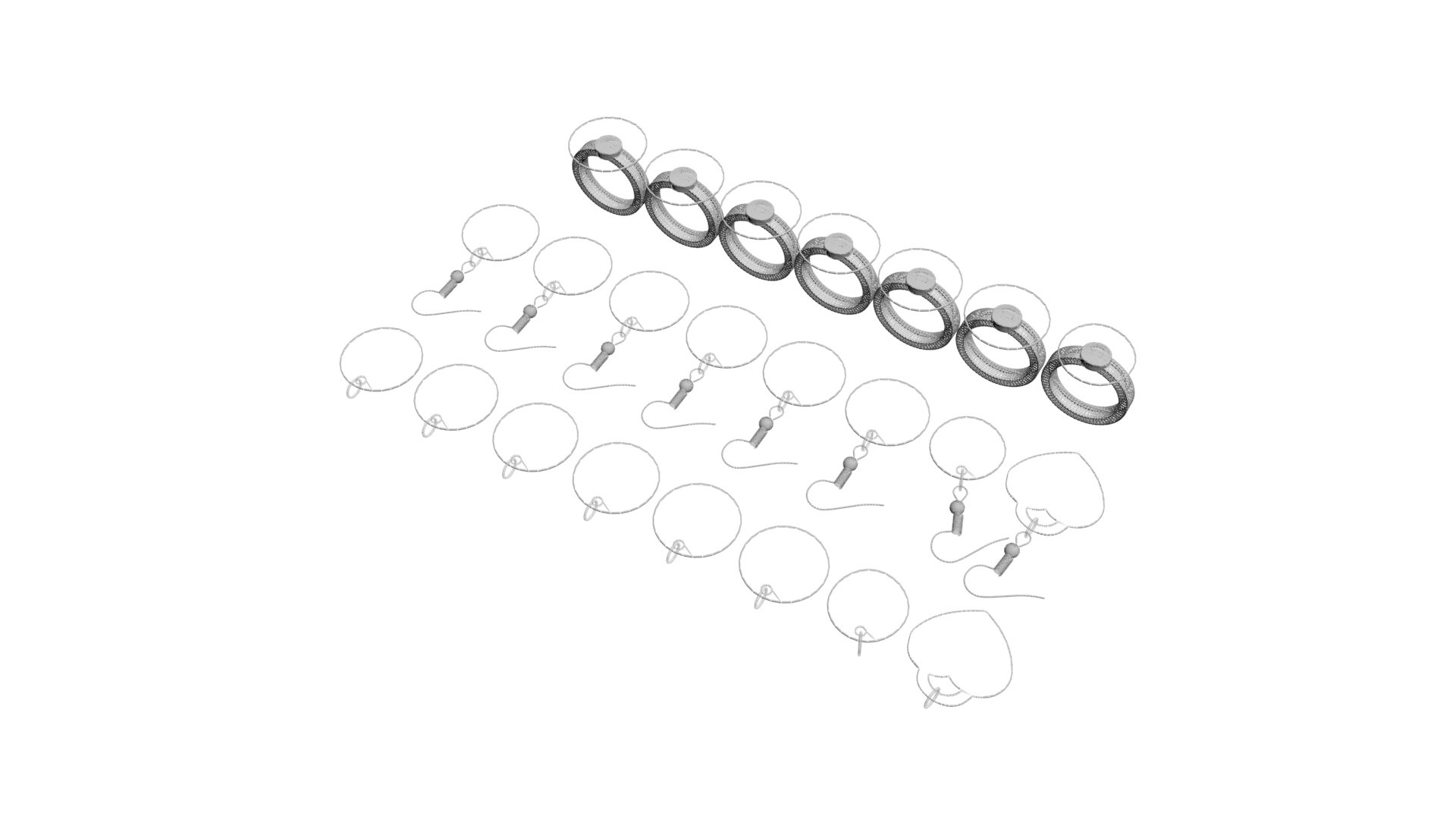 BTS Jewelries Set Model - TurboSquid 1864510