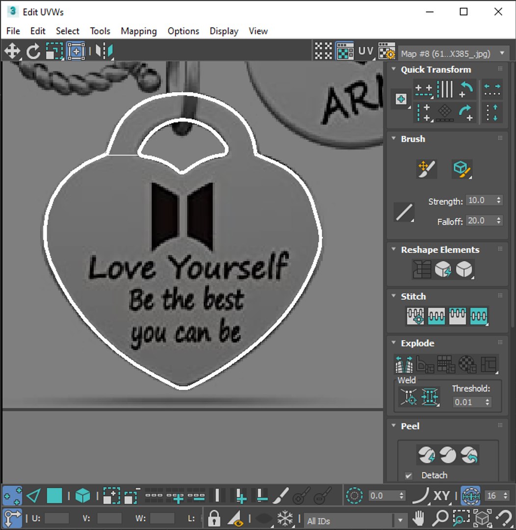 BTS Jewelries Set Model - TurboSquid 1864510