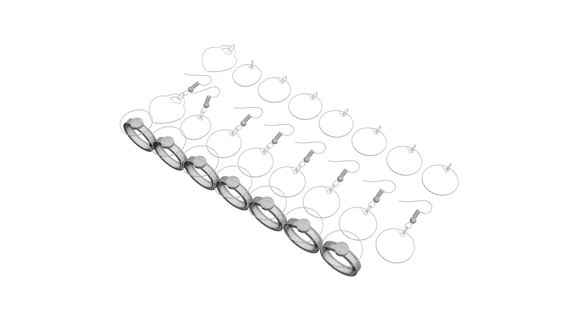 BTS Jewelries Set Model - TurboSquid 1864510