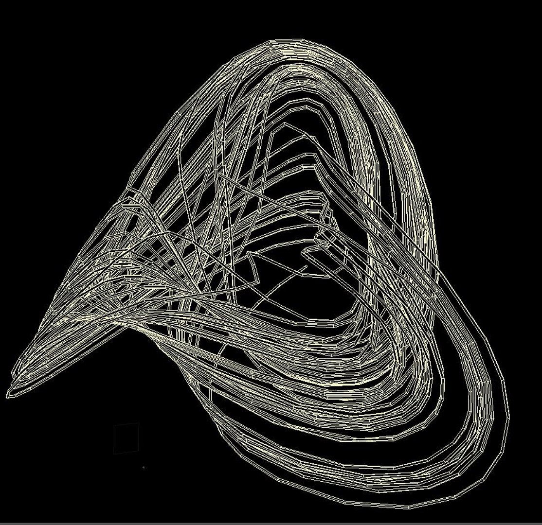 3D Model Halvorsen Strange Attractor - TurboSquid 1263006