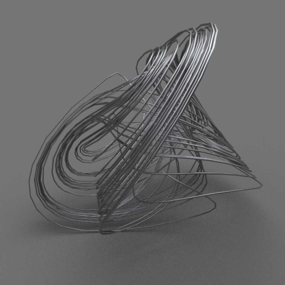 3D Model Halvorsen Strange Attractor - TurboSquid 1263006
