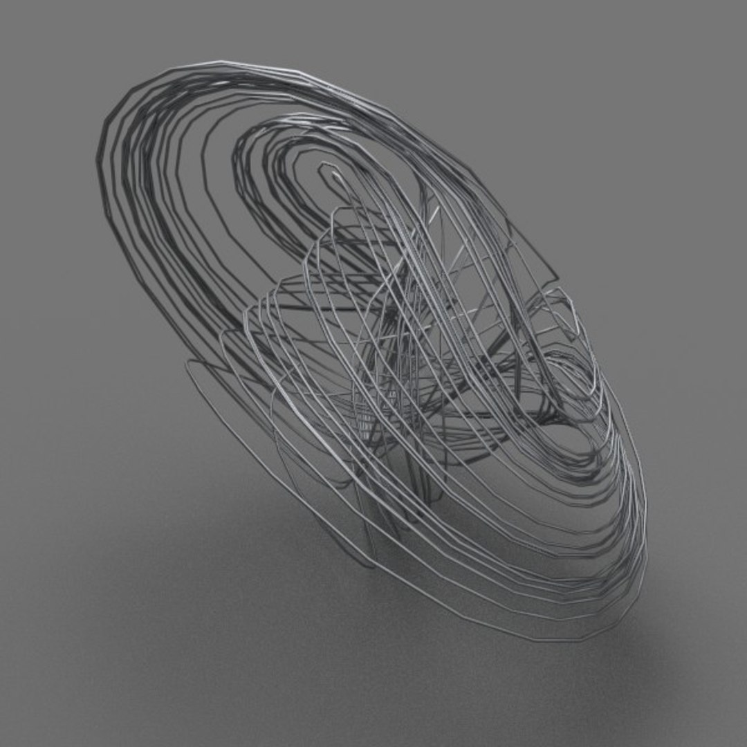 3D Model Halvorsen Strange Attractor - TurboSquid 1263006