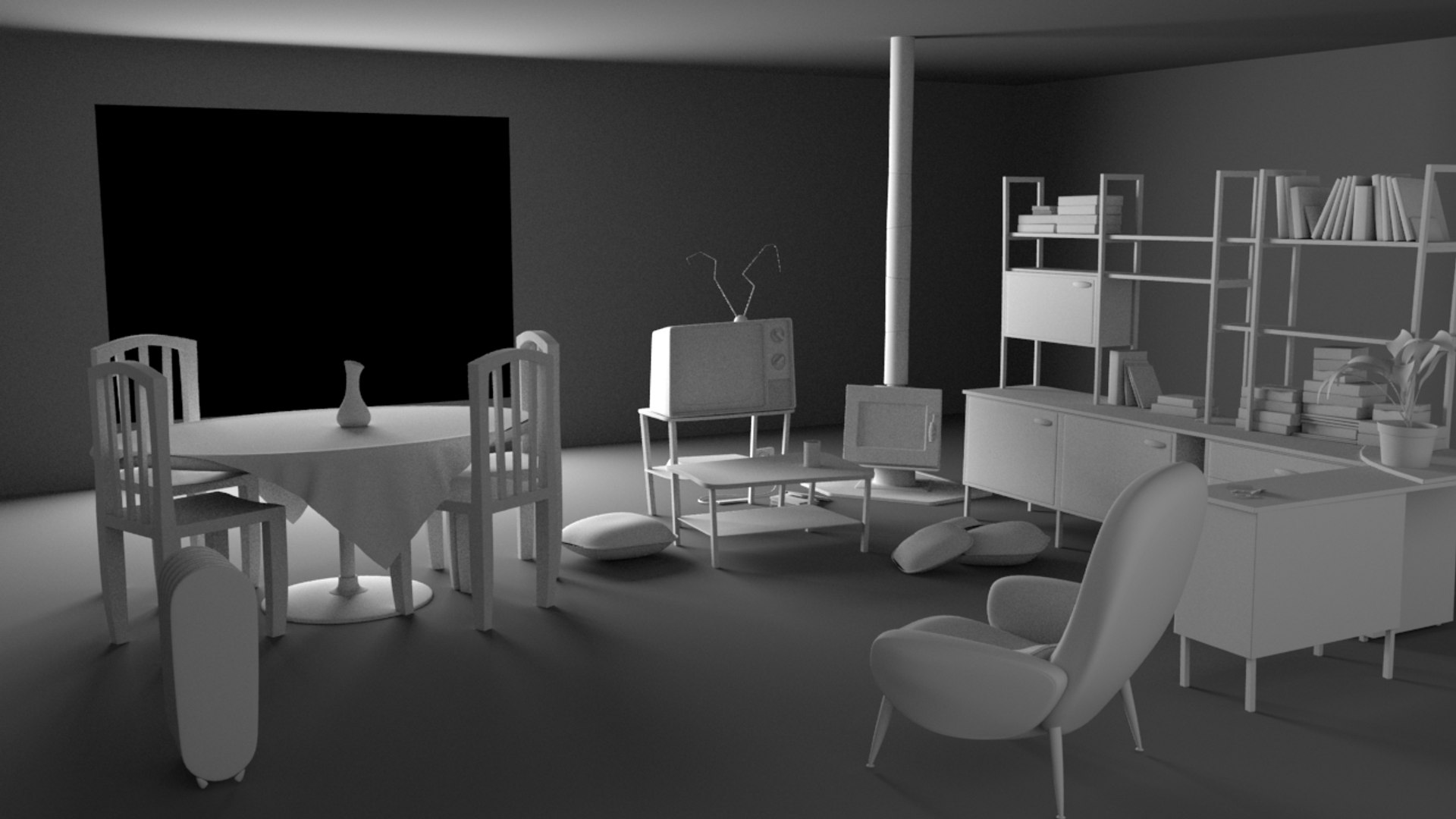 3d Model Props Stylised Set