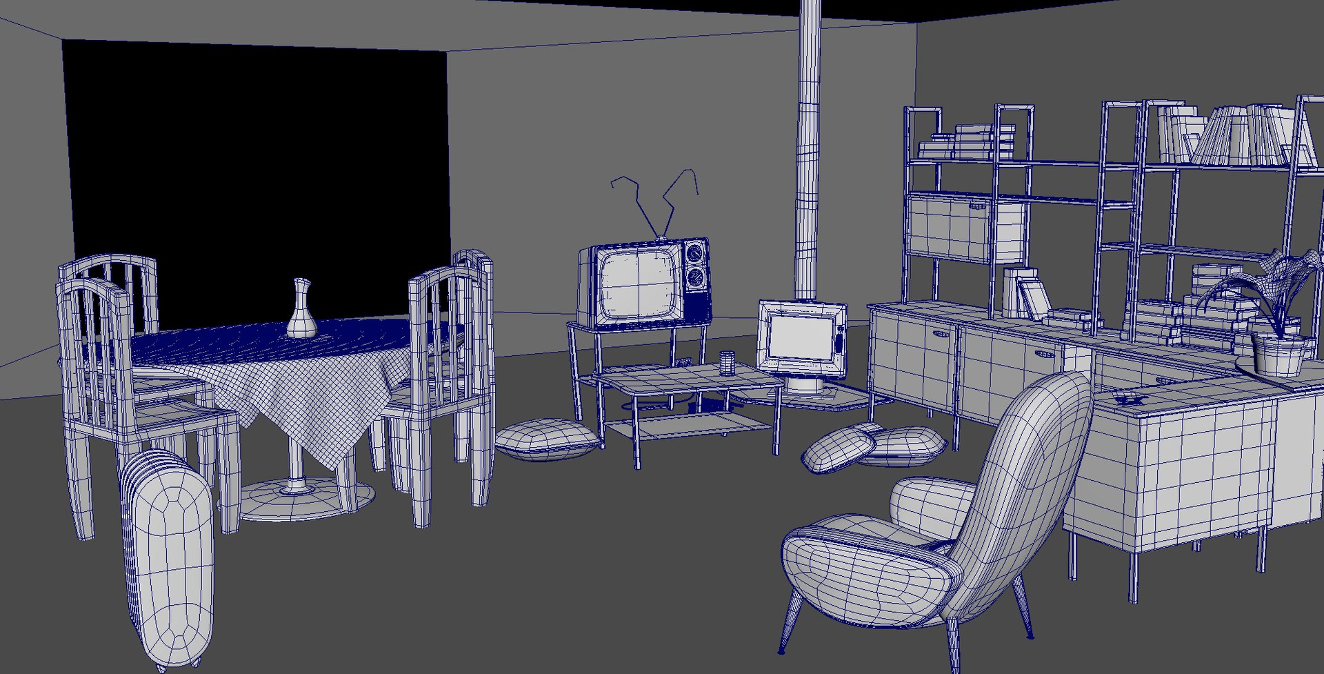 3d Model Props Stylised Set