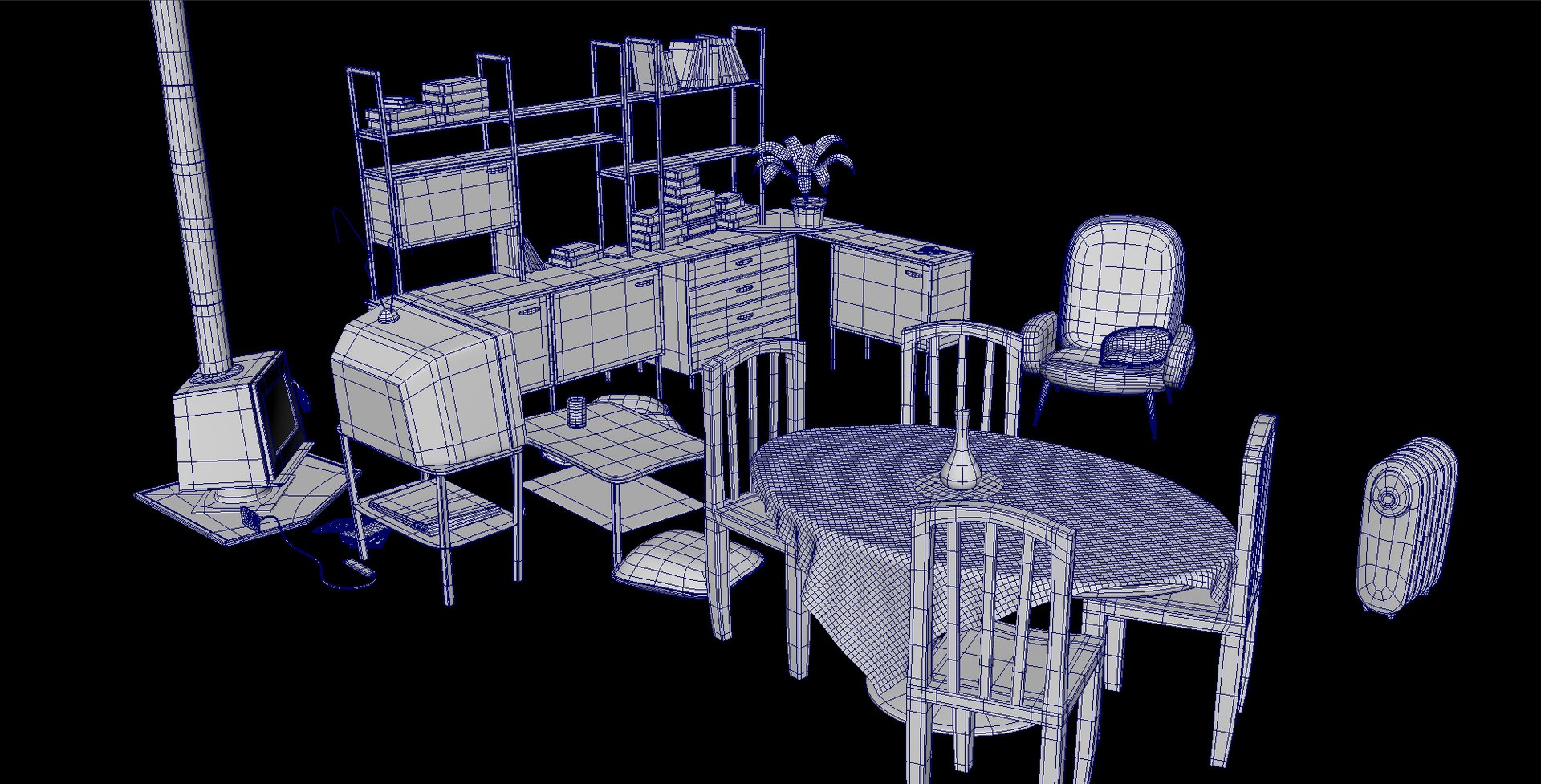 3d Model Props Stylised Set