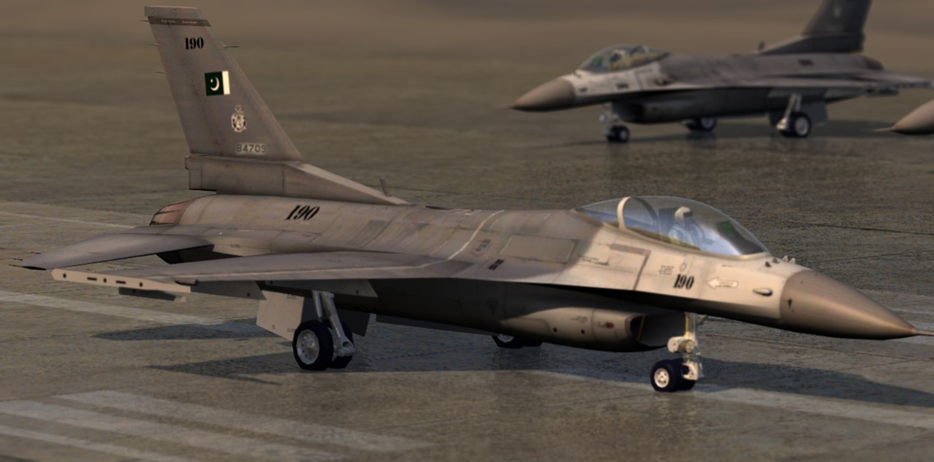 3d Pakistan F16 Model