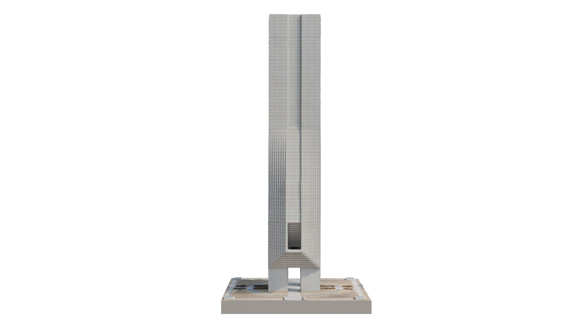 A National Tower Of Independence Hall 3D Model - TurboSquid 1977902