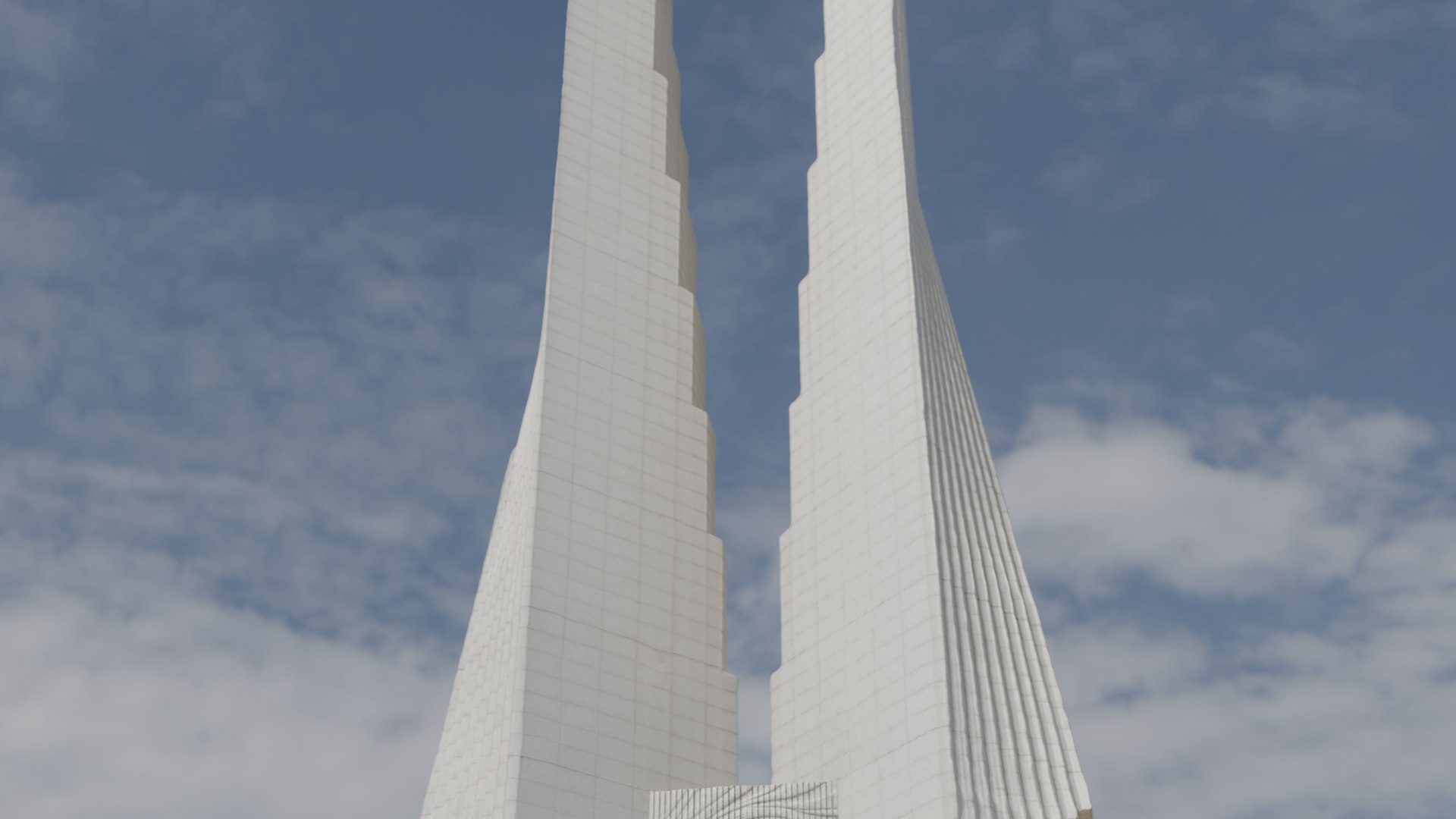 A National Tower Of Independence Hall 3D Model - TurboSquid 1977902