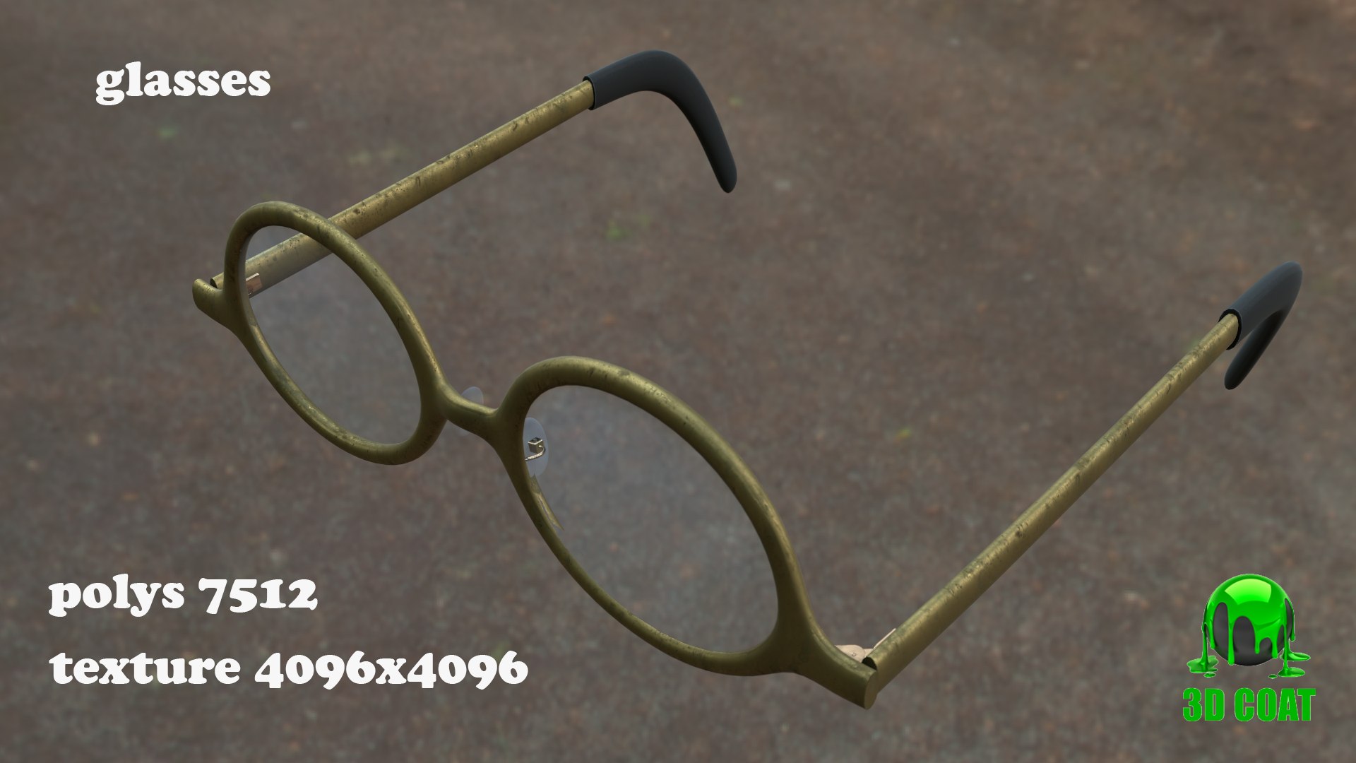 Old glasses 3D model - TurboSquid 1791368