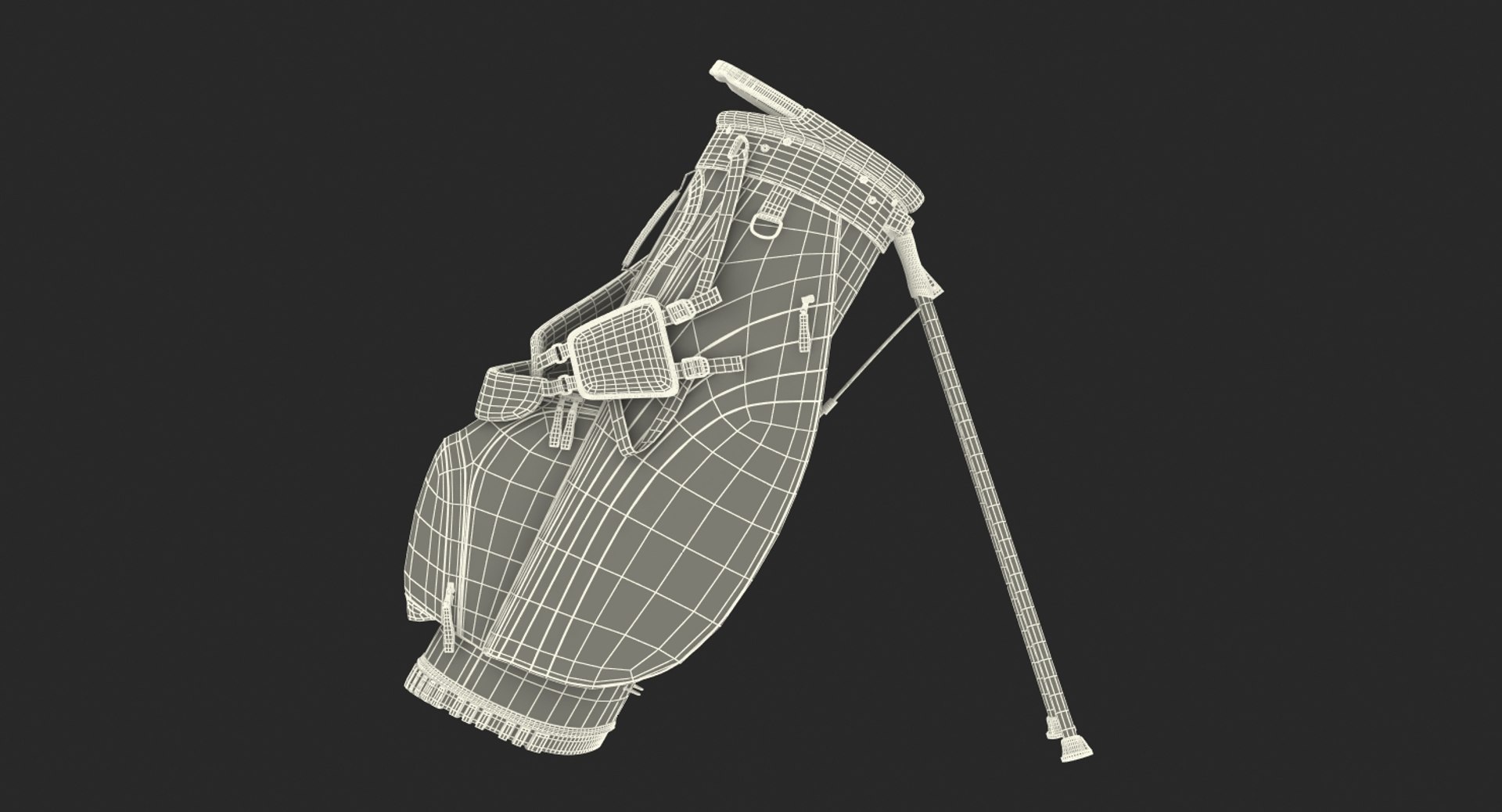 3d Golf Bag 2 Model