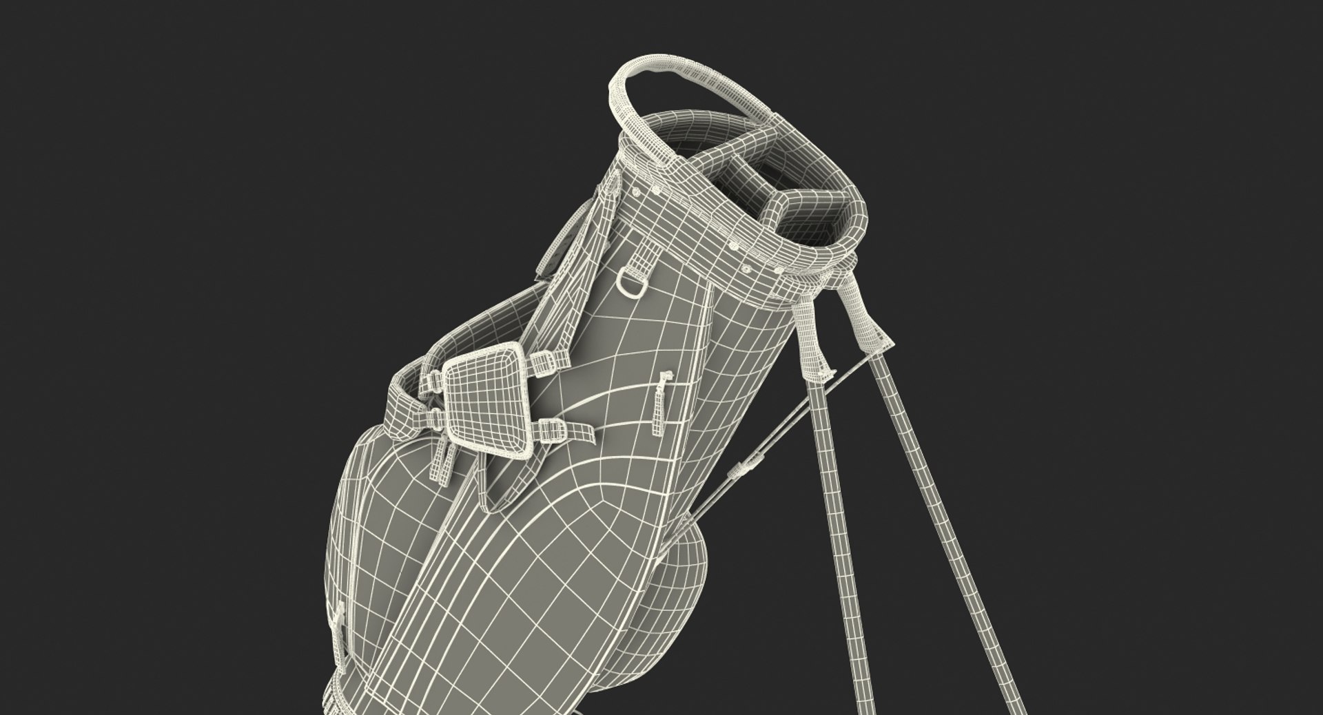 3d Golf Bag 2 Model