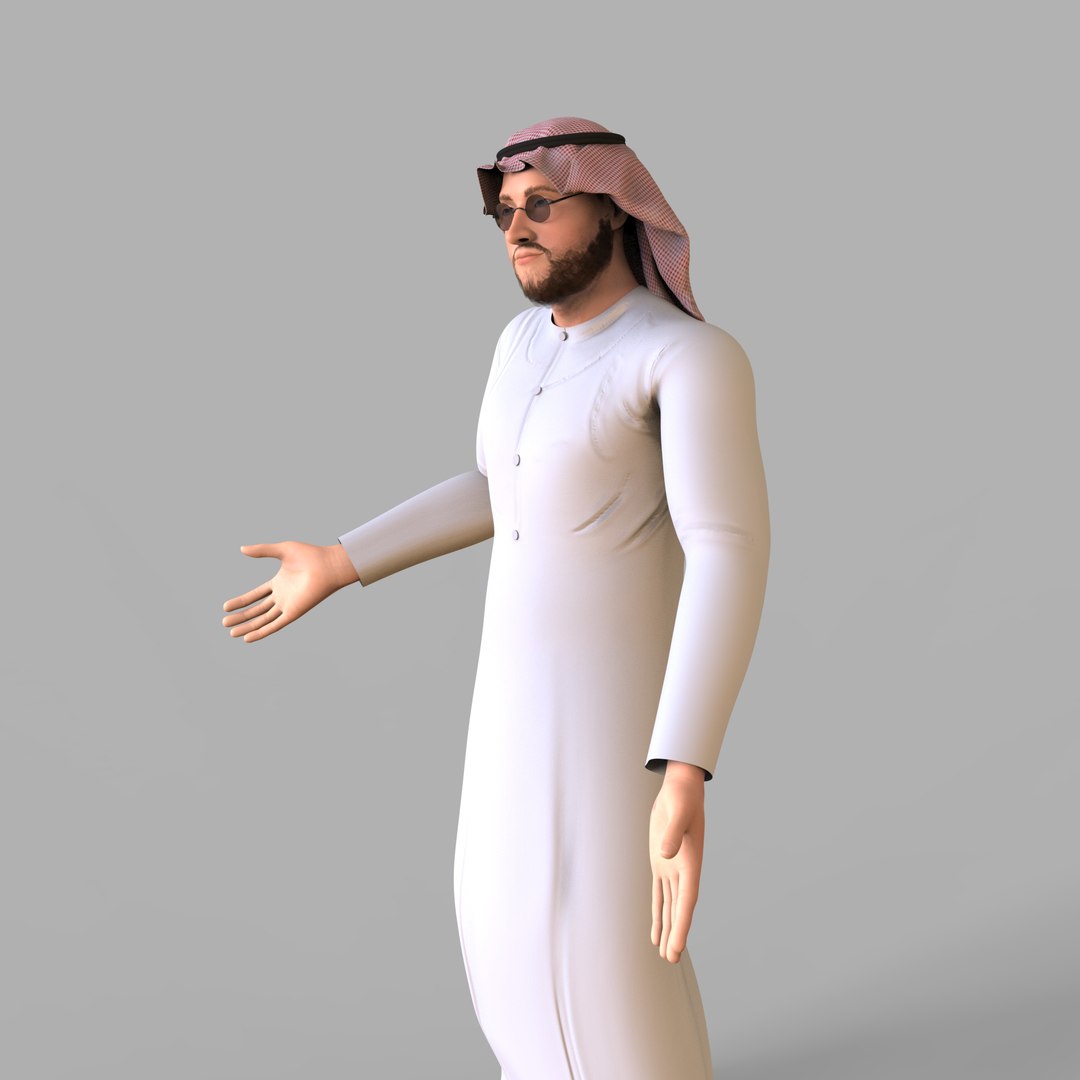 3D Model Arab Character Pack - TurboSquid 1970310