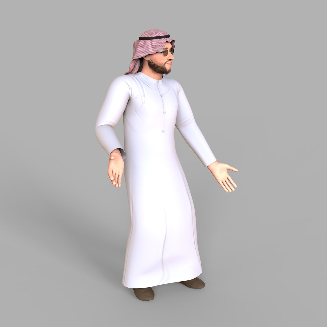3D Model Arab Character Pack - TurboSquid 1970310