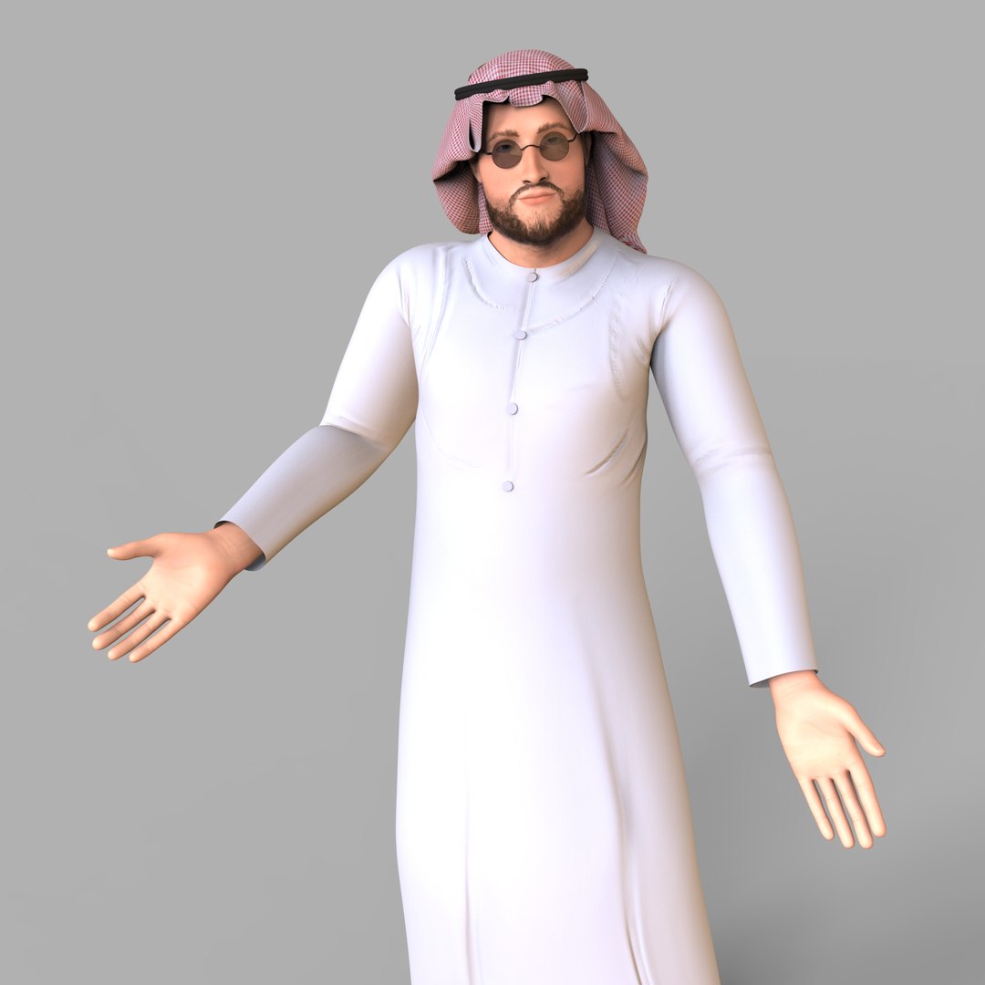 3D Model Arab Character Pack - TurboSquid 1970310
