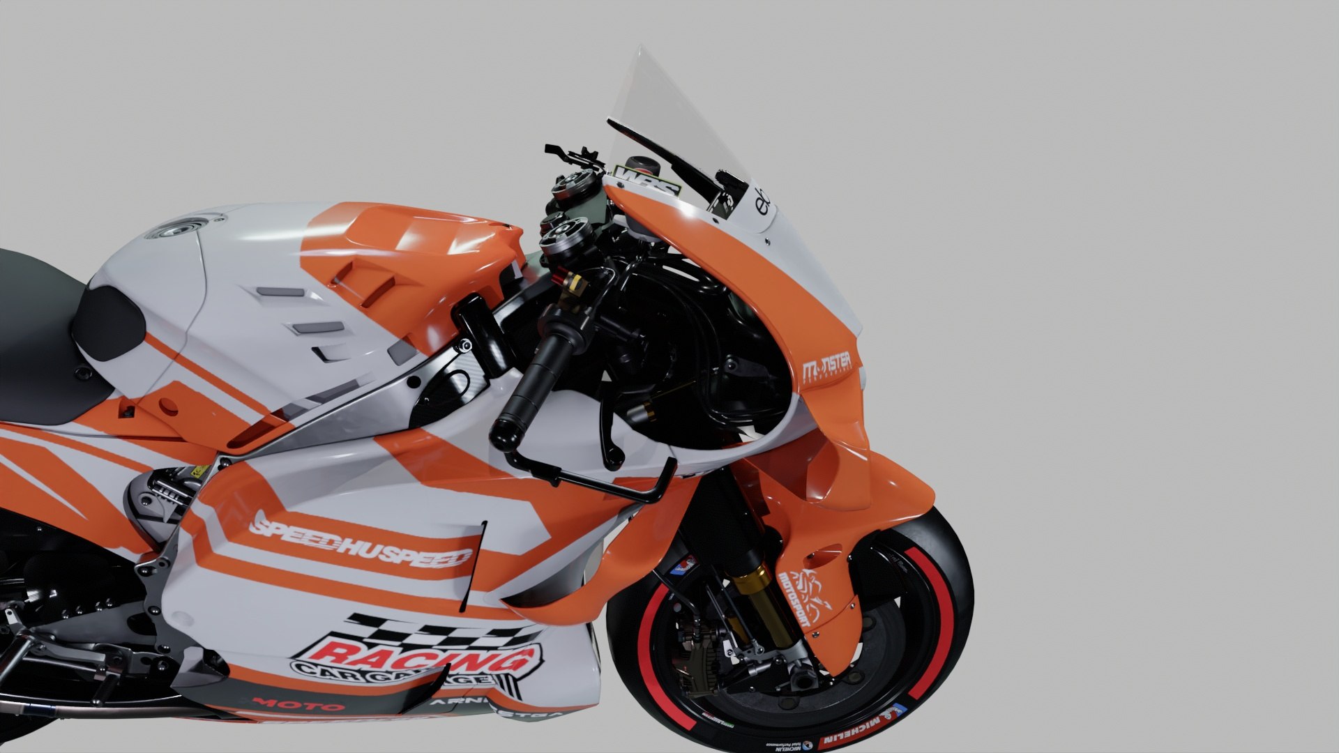 3D Realistic Racing Motorcycle MotoGP Style 3D Model Model - TurboSquid ...