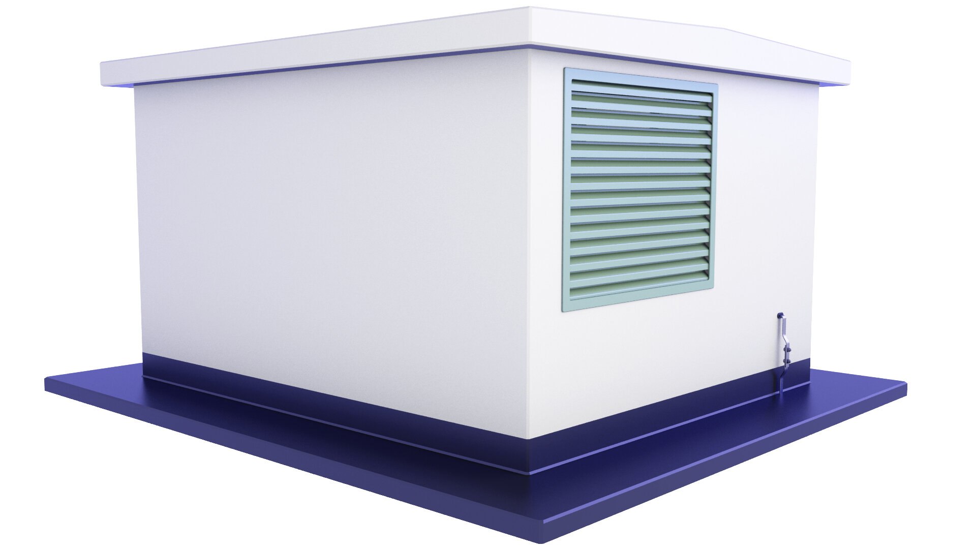 3D MV Compact Transformer Sub-station Box 24 - TurboSquid 2394596
