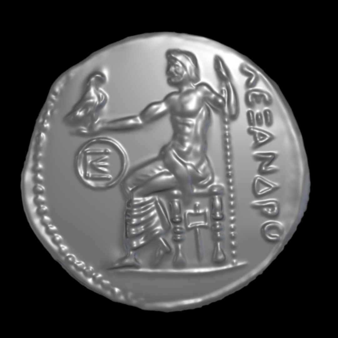 Coin Alexander Model - TurboSquid 1229082