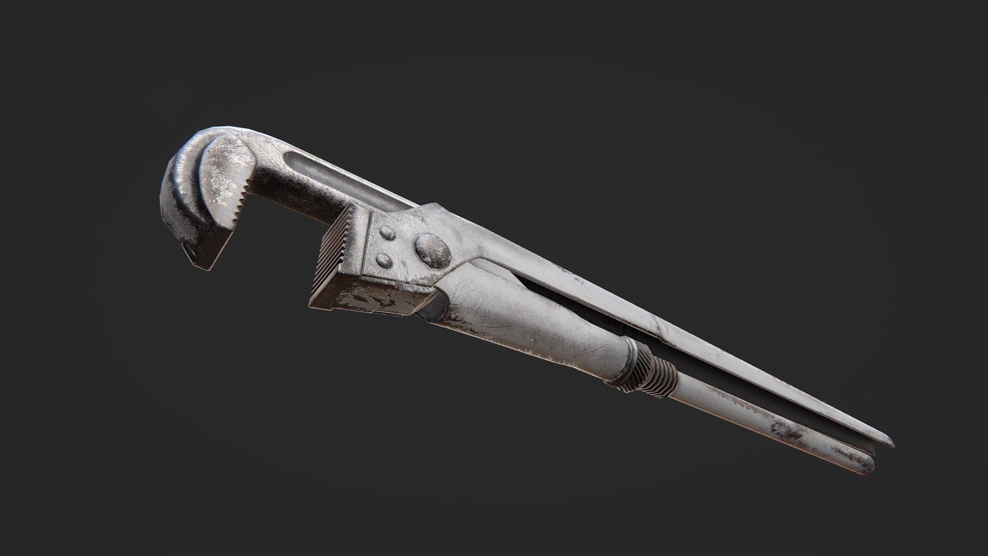 3d Realistic Wrench