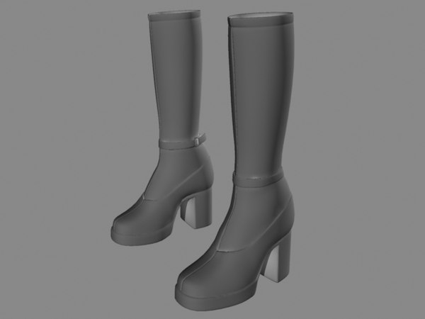 boots 3d model