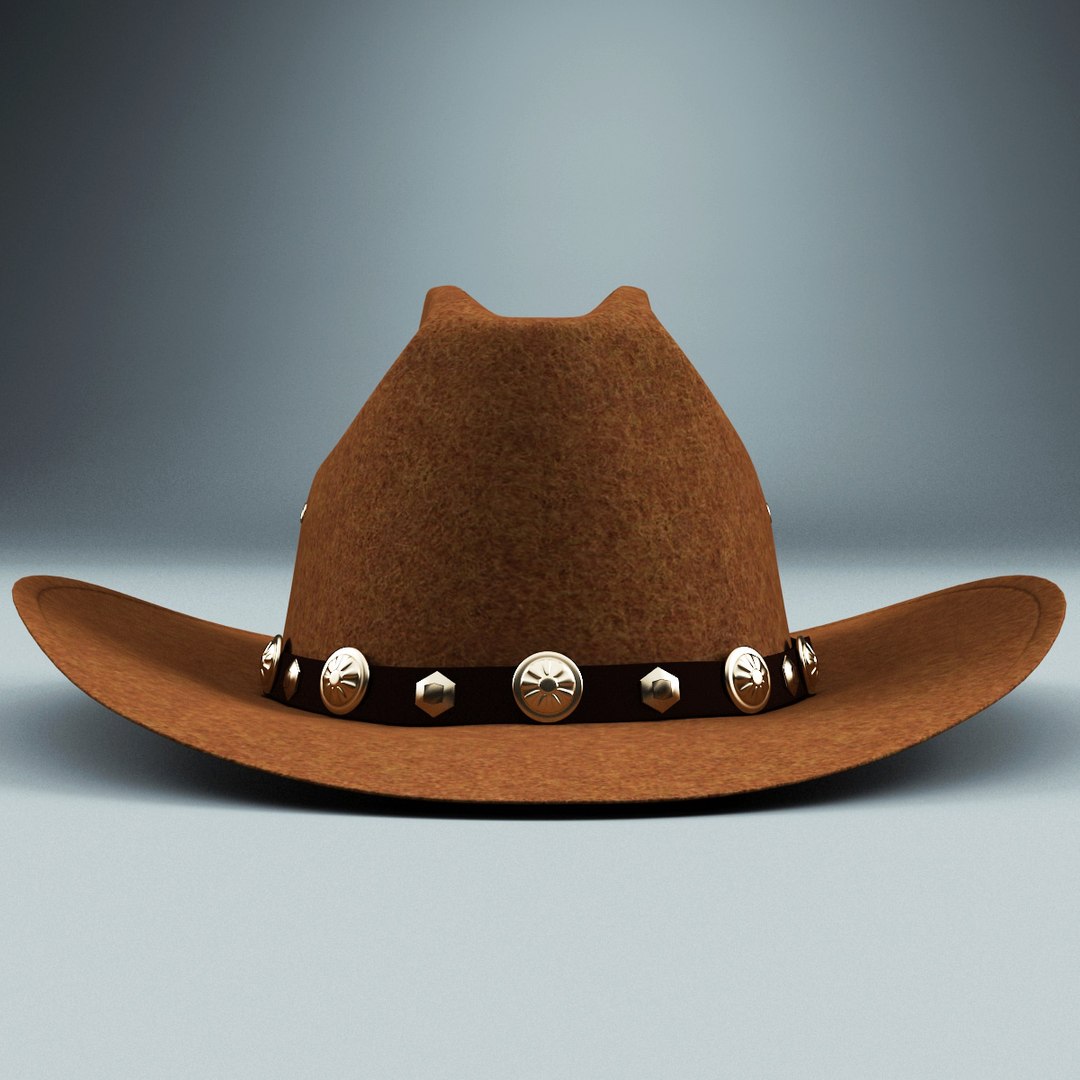 3d Model Of Cowboy Hat V2