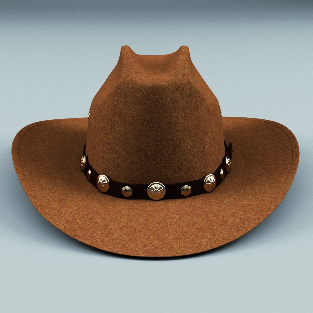 3d Model Of Cowboy Hat V2