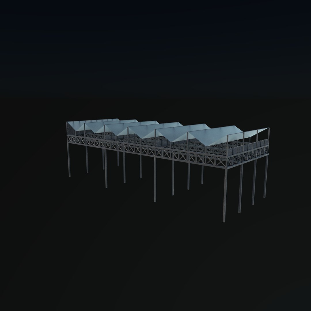 3D Model Car Parking Structure 3D Model - TurboSquid 2335172