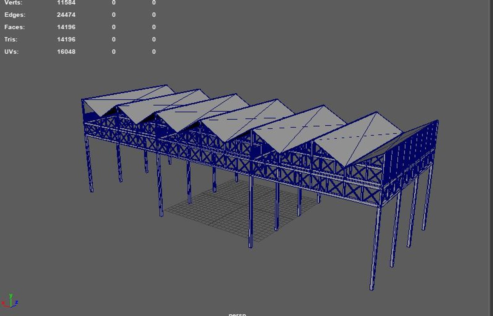 3D Model Car Parking Structure 3D Model - TurboSquid 2335172