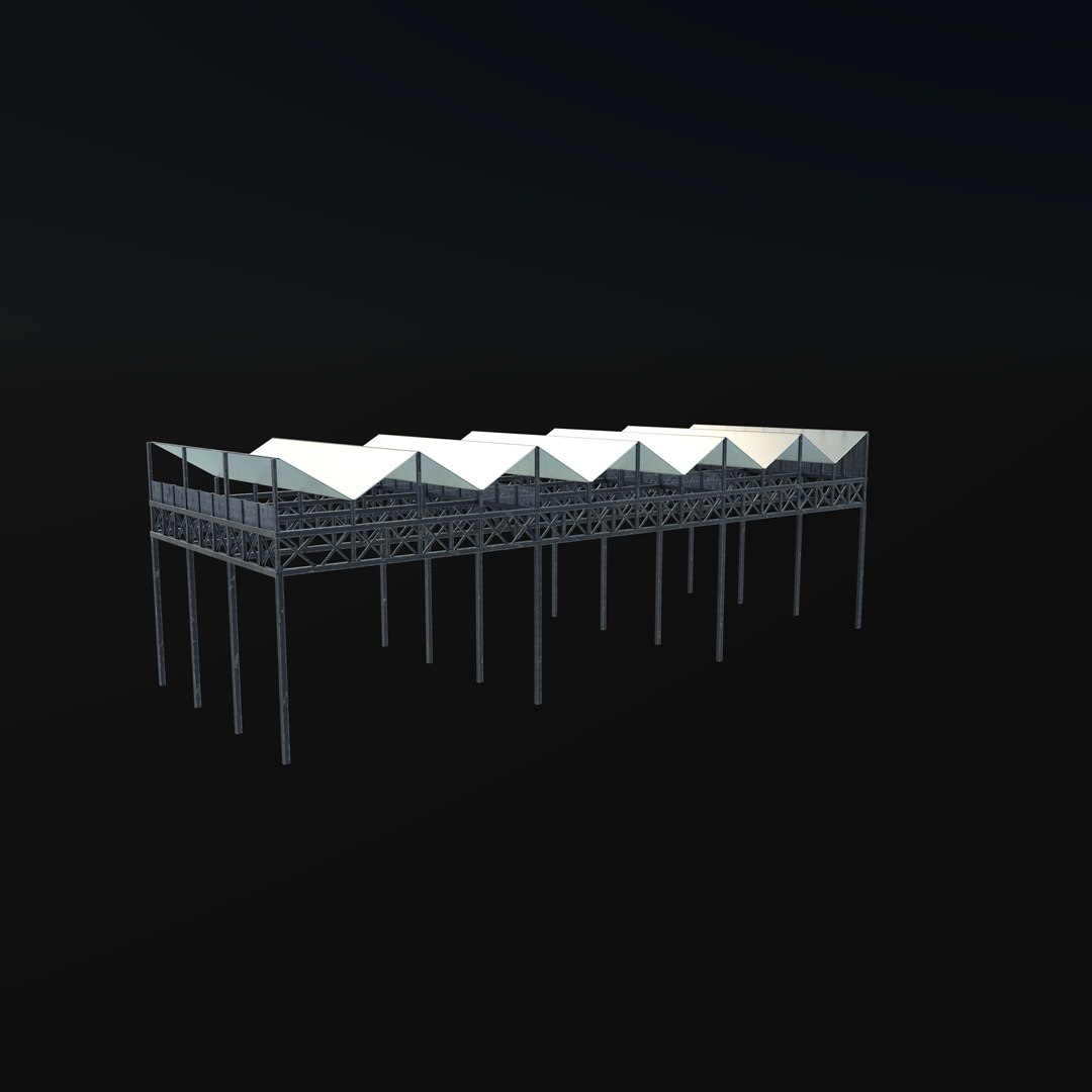3D Model Car Parking Structure 3D Model - TurboSquid 2335172