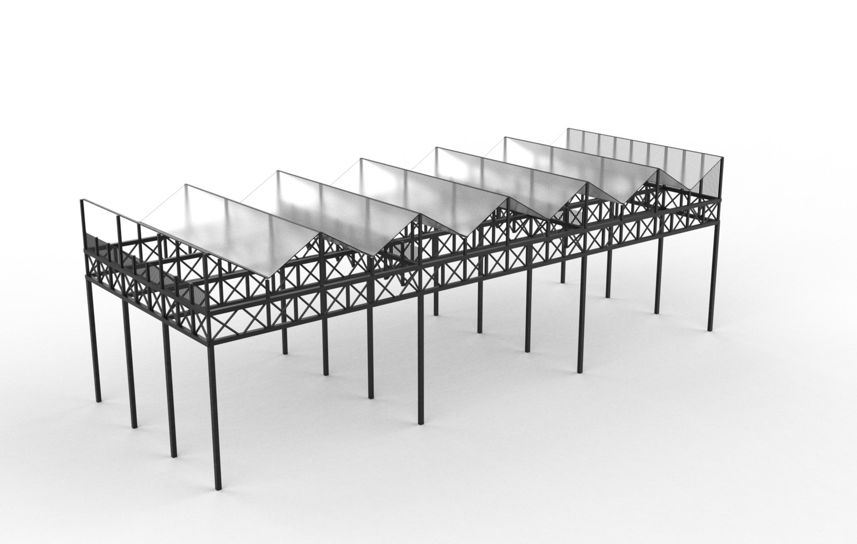 3D Model Car Parking Structure 3D Model - TurboSquid 2335172