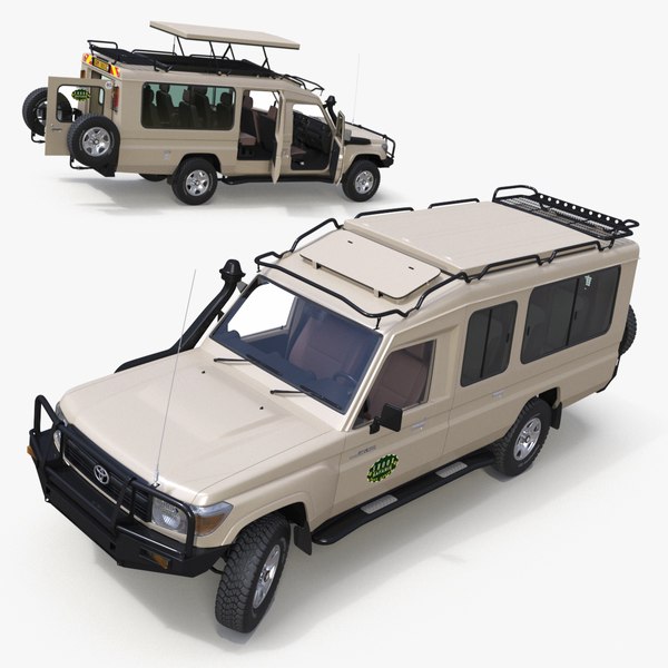 modelo 3d Toyota Land Cruiser Safari Beige con equipamiento impecable ...
